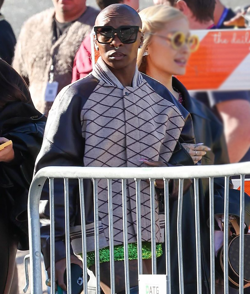 Cynthia Erivo Wicked Super Bowl Varsity Jacket | The Leather City