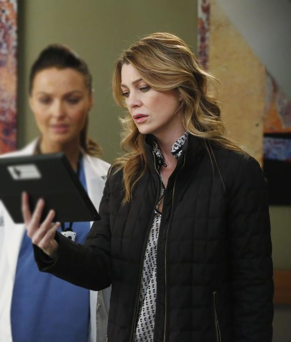 Greys Anatomy Dr Meredith Grey Black Jacket | The Leather City