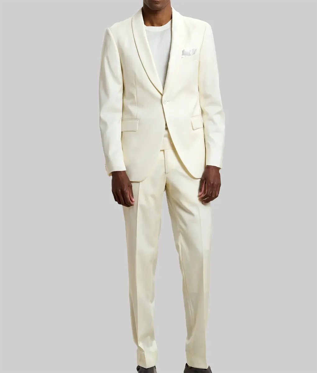 Jeremy Allen Guild Awards White Suit | The Leather City
