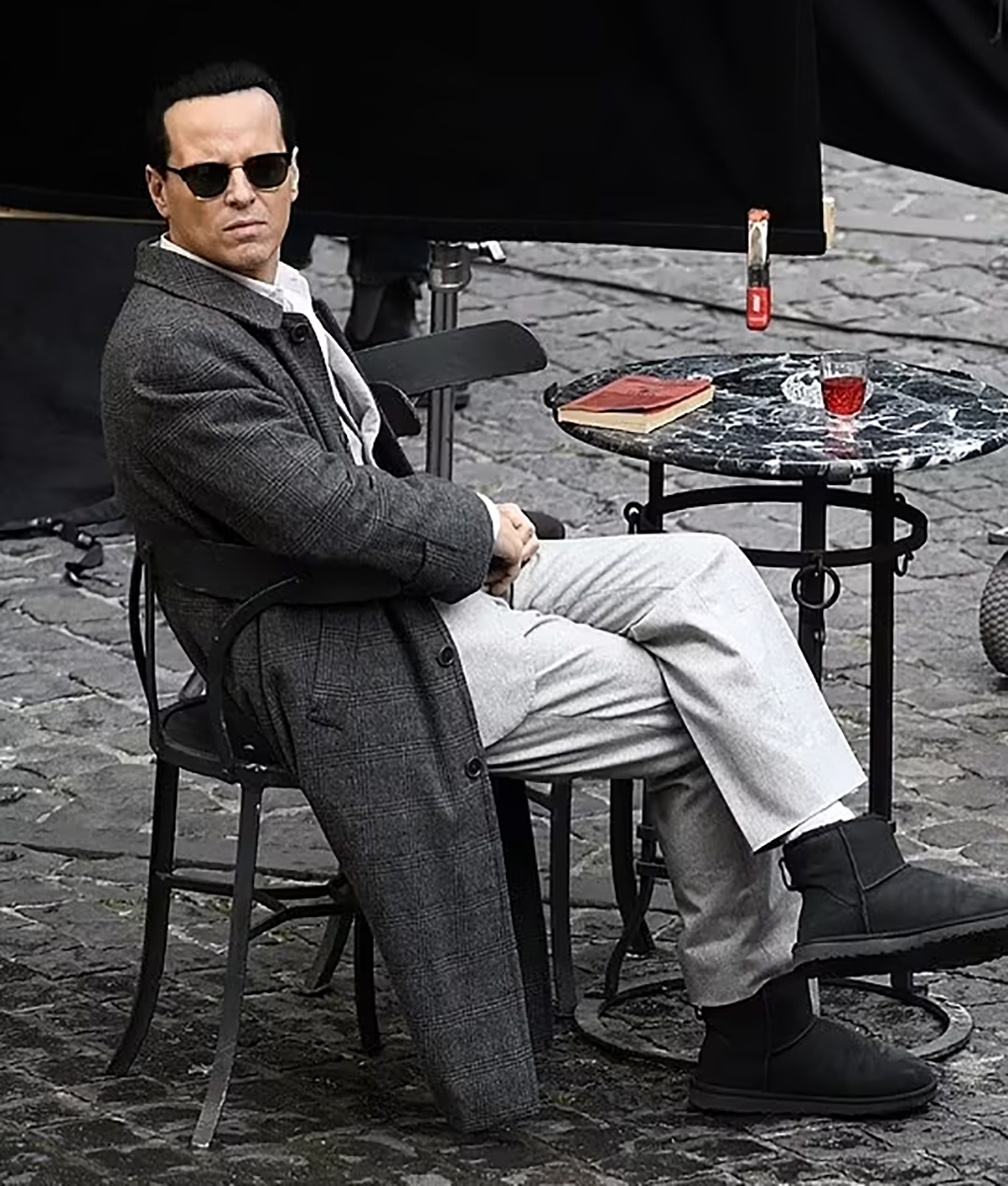 Andrew Scott Ripley Tom Grey Coat | The Leather City