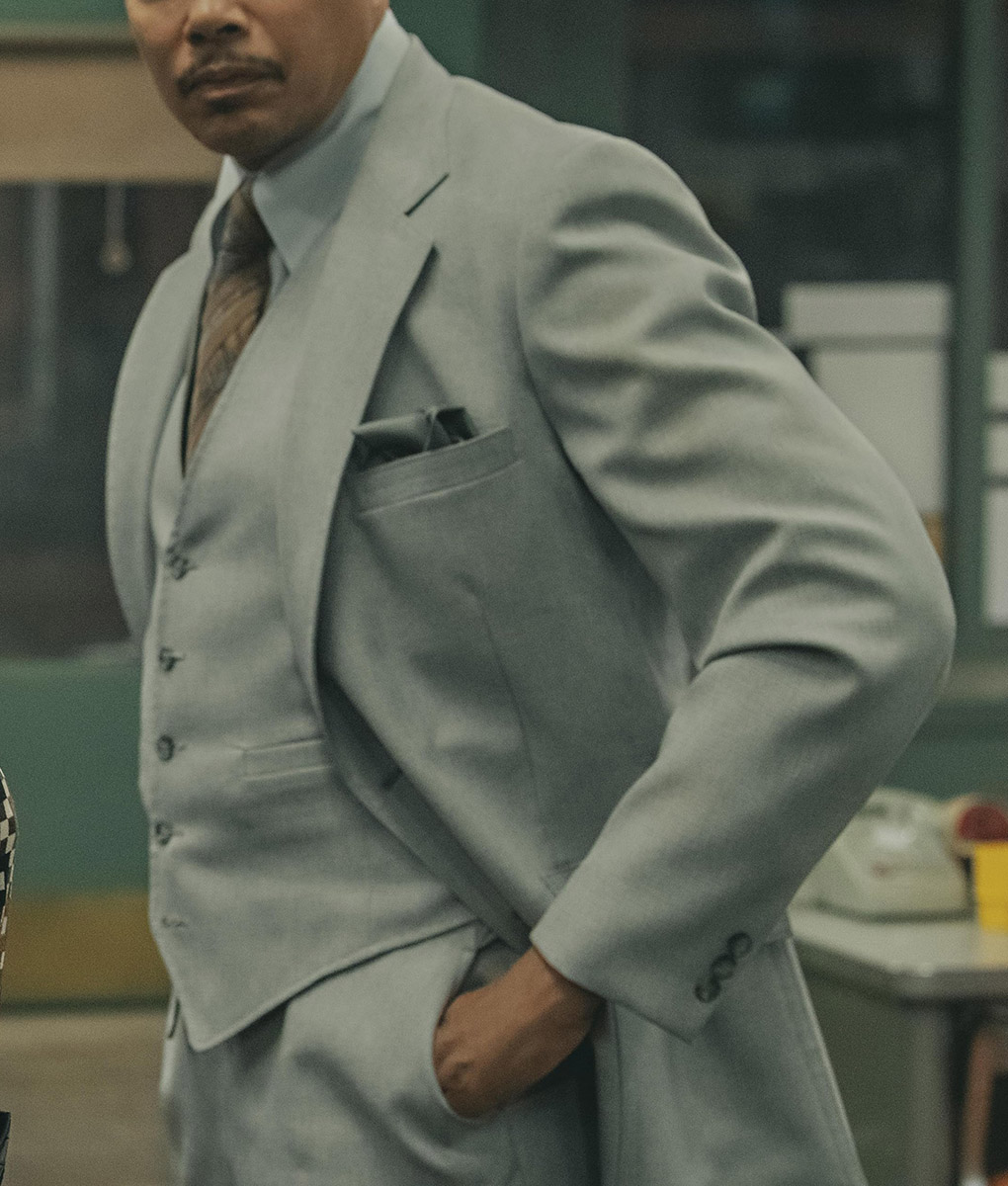 Terrence Howard Shirley Arthur Hardwick Jr. Grey Suit - The Leather City