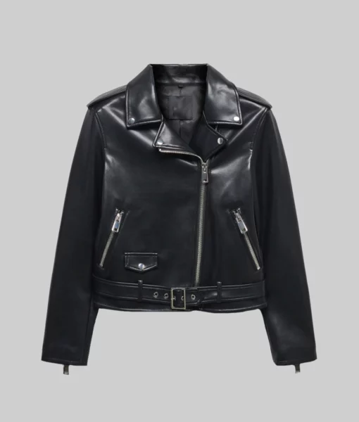 Anya Taylor Joy Black Leather Jacket | The Leather City