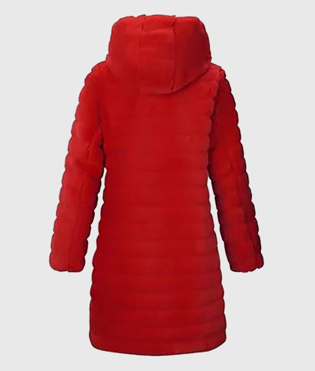 Elsbeth 2024 Carrie Preston Red Fur Coat | Elsbeth Fur Coat | The ...