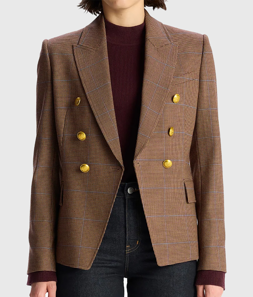 Katrina Law NCIS Jessica Knight Plaid Blazer