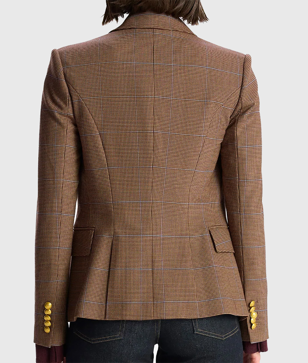 Katrina Law NCIS Jessica Knight Plaid Blazer