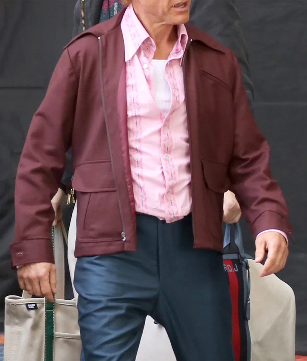 Robert Downey Jr. The Sympathizer Maroon Jacket
