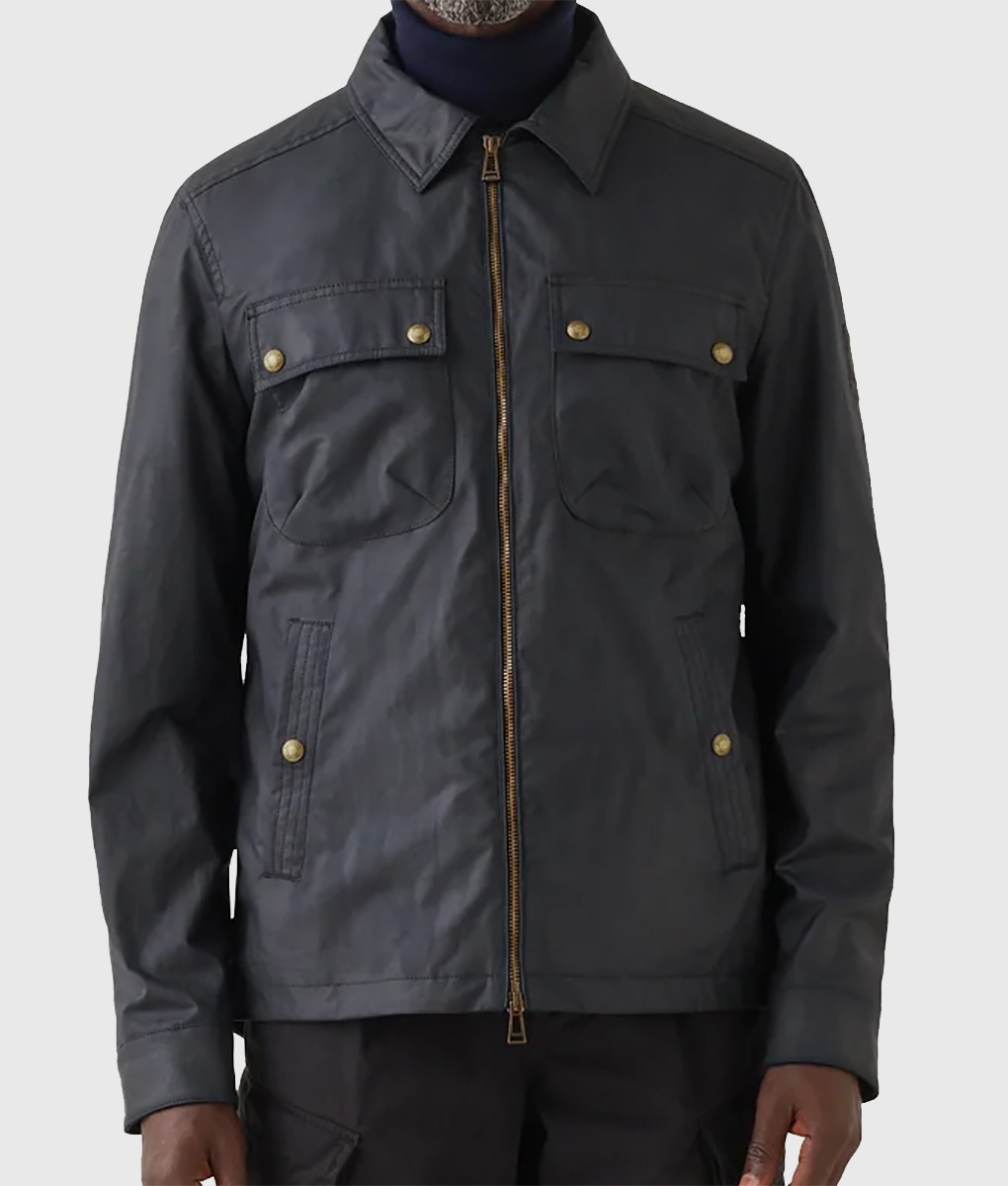 Tracker 2024 Justin Hartley Blue Jacket | The Leather City