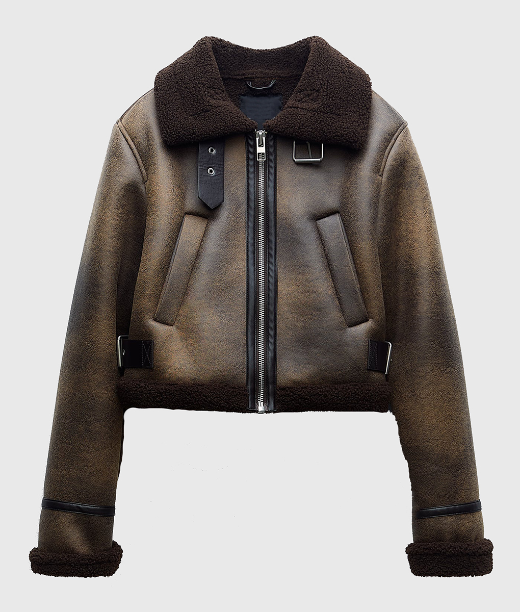 Tracker Billie Matalon Shearling Leather Jacket | The Leather City