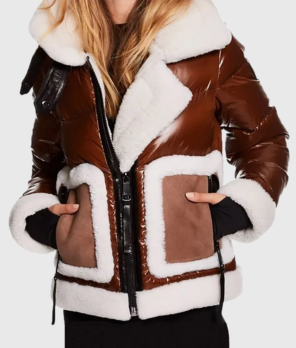 Elsbeth TV Series Elsbeth Tascioni Sherpa Shiny Puffer Jacket | The ...