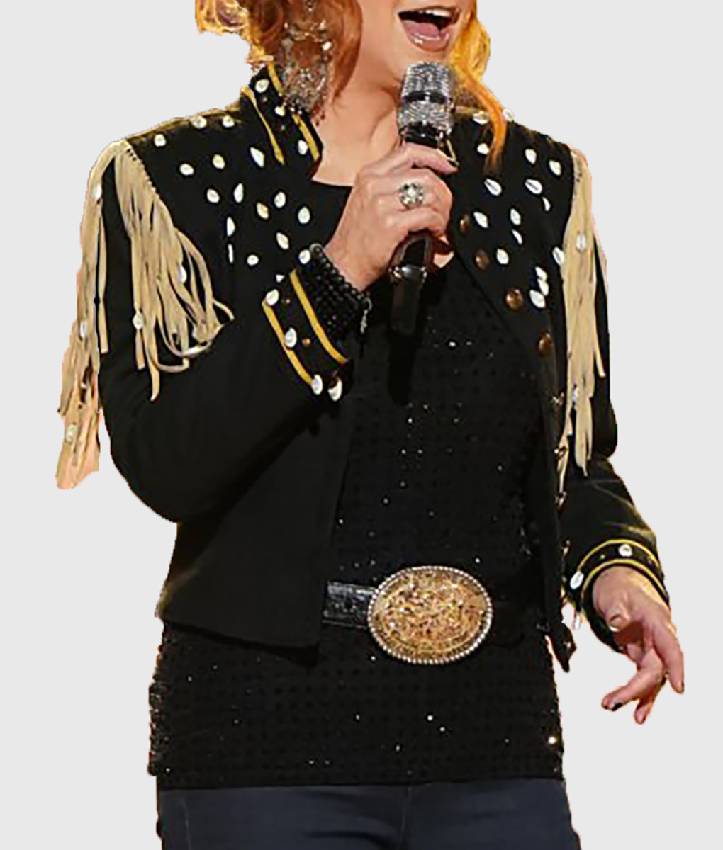 The Voice Reba Mcentire Fringe Jacket | The Leather City