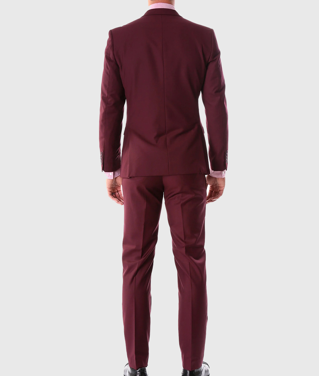 Simu Liu Peoples Choice Awards Maroon Suit | The Leather City