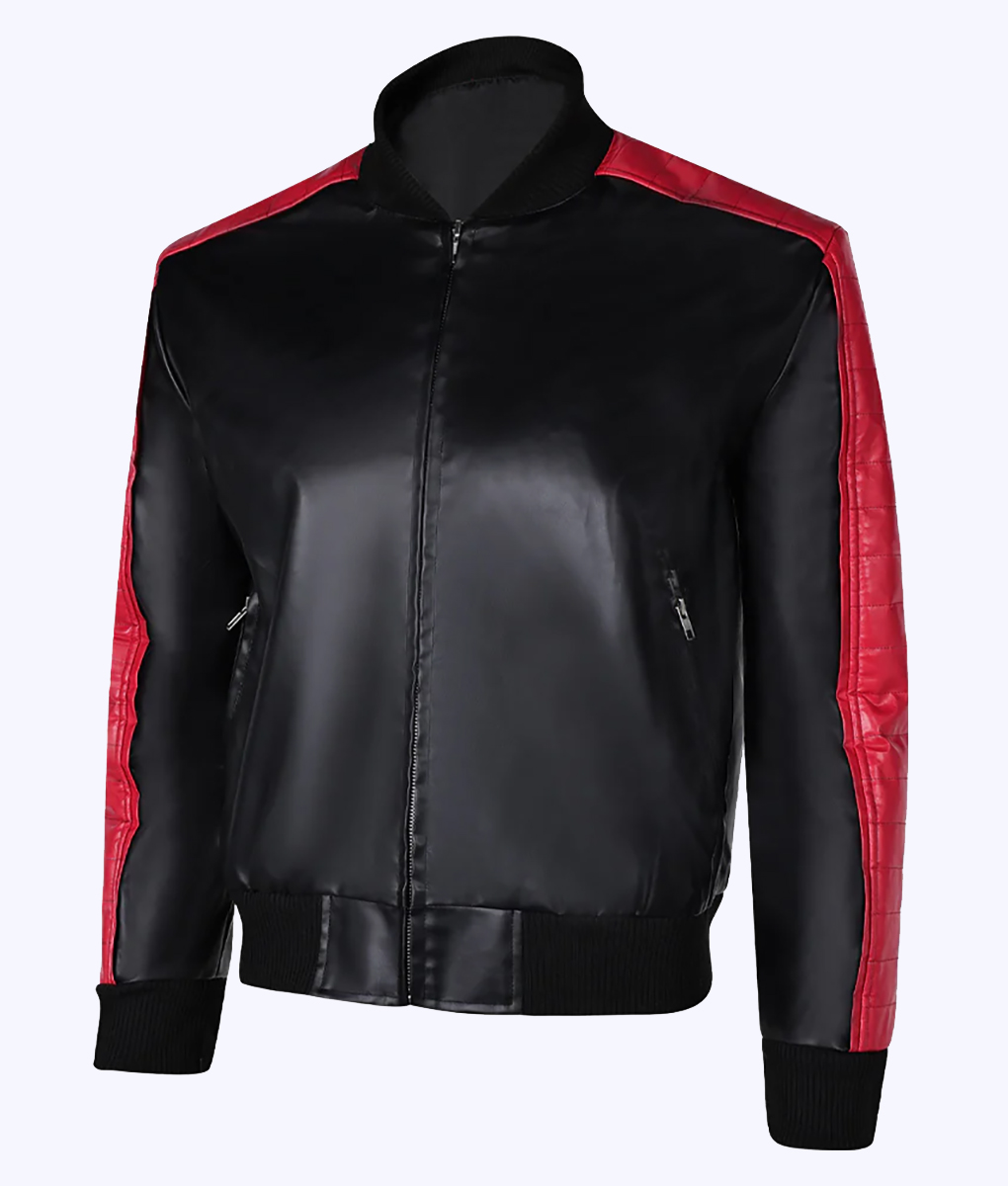 The Fall Guy Miami Black Leather Jacket | The Leather City