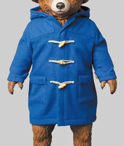 Paddington in Peru Blue Wool Blend Coat | The Leather City