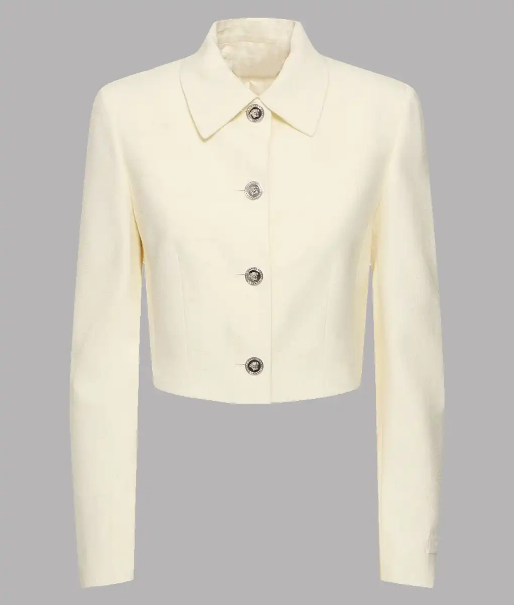 Republican National Convention Ivanka Trump White Button Up Cropped ...