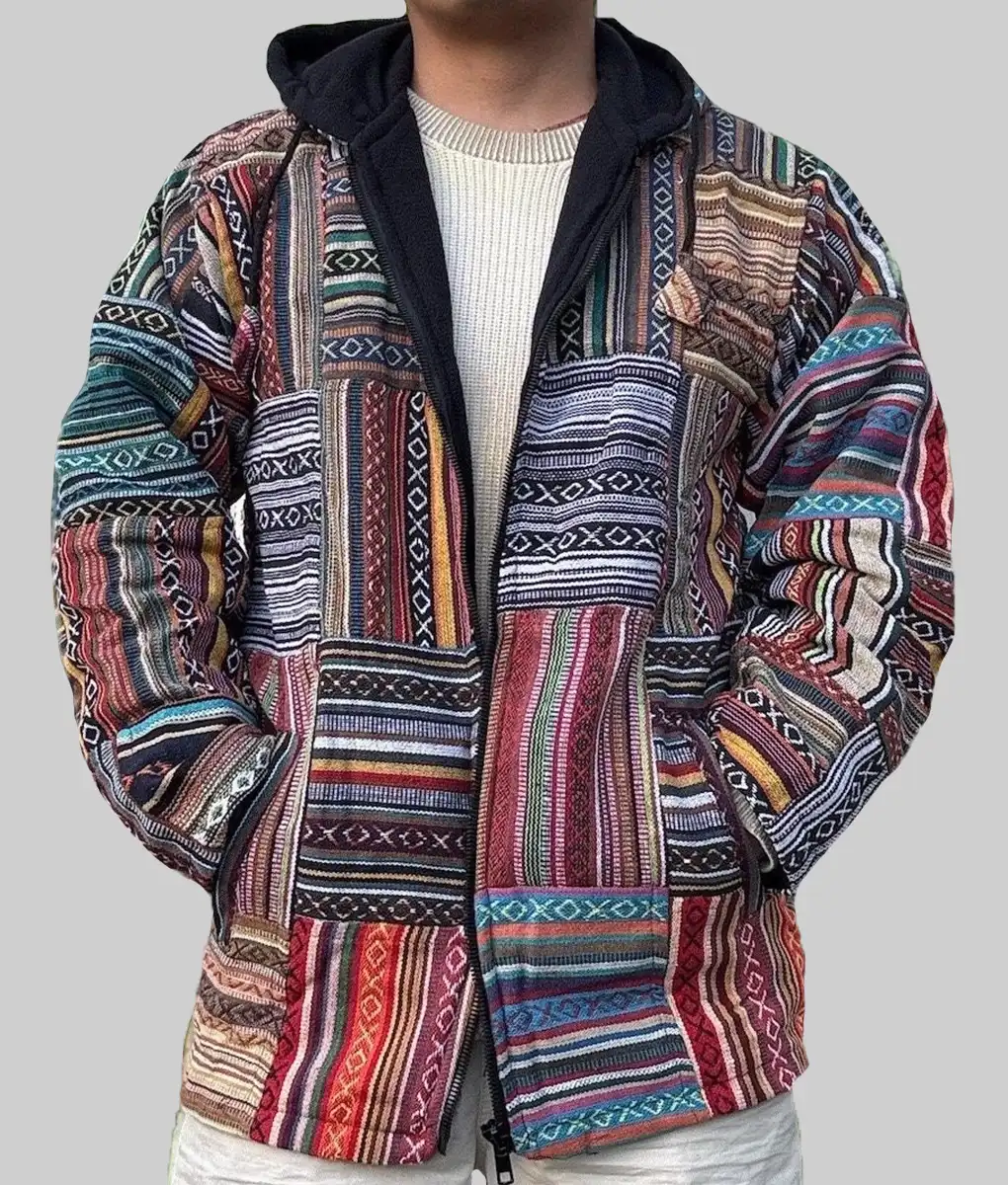 Grant Hooded Hippie Jacket | The Leather City