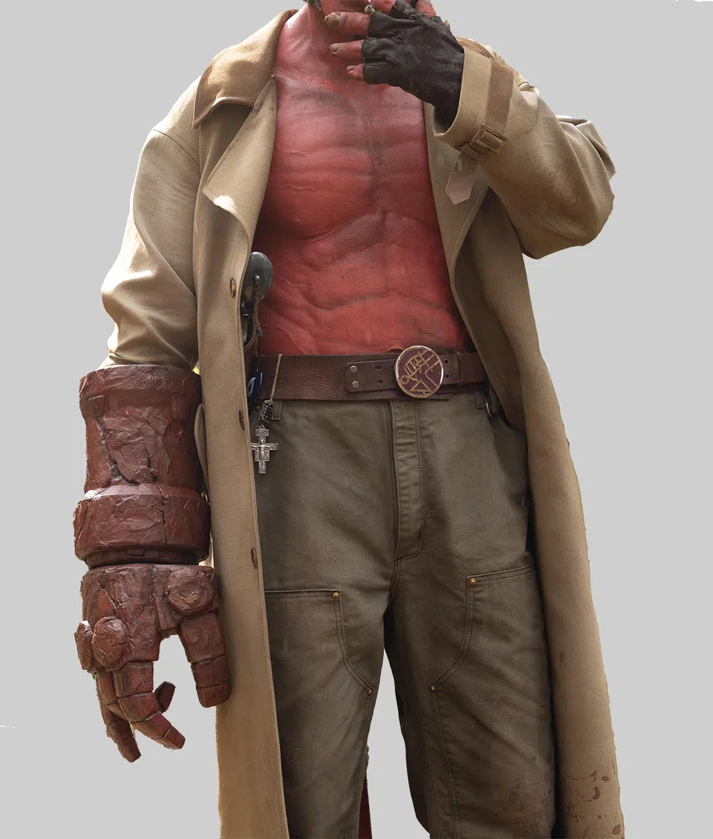 Hellboy The Crooked Man Cotton Trench Coat - The Leather City
