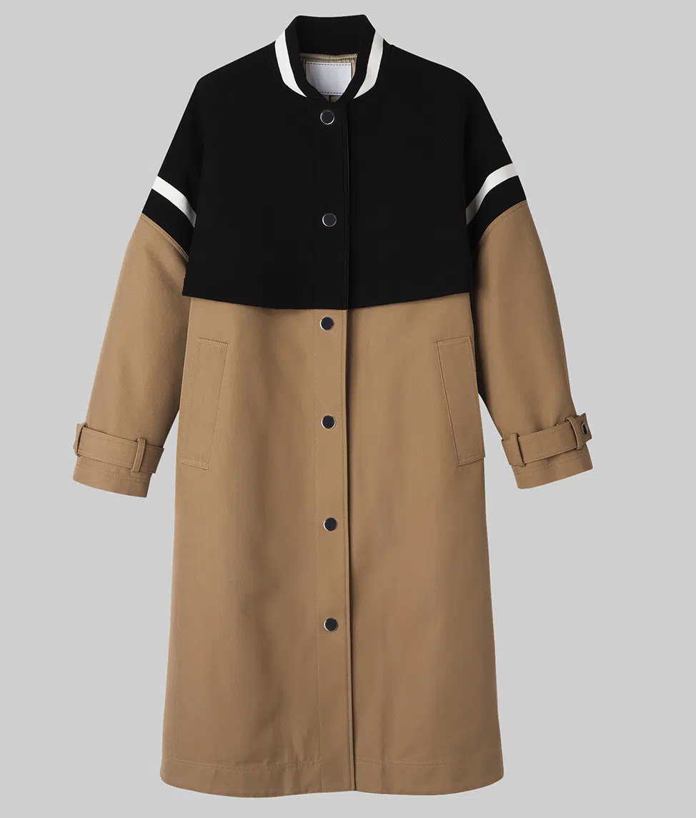 New York Fashion Week Coco Rocha Beige Trench Coat | TLC