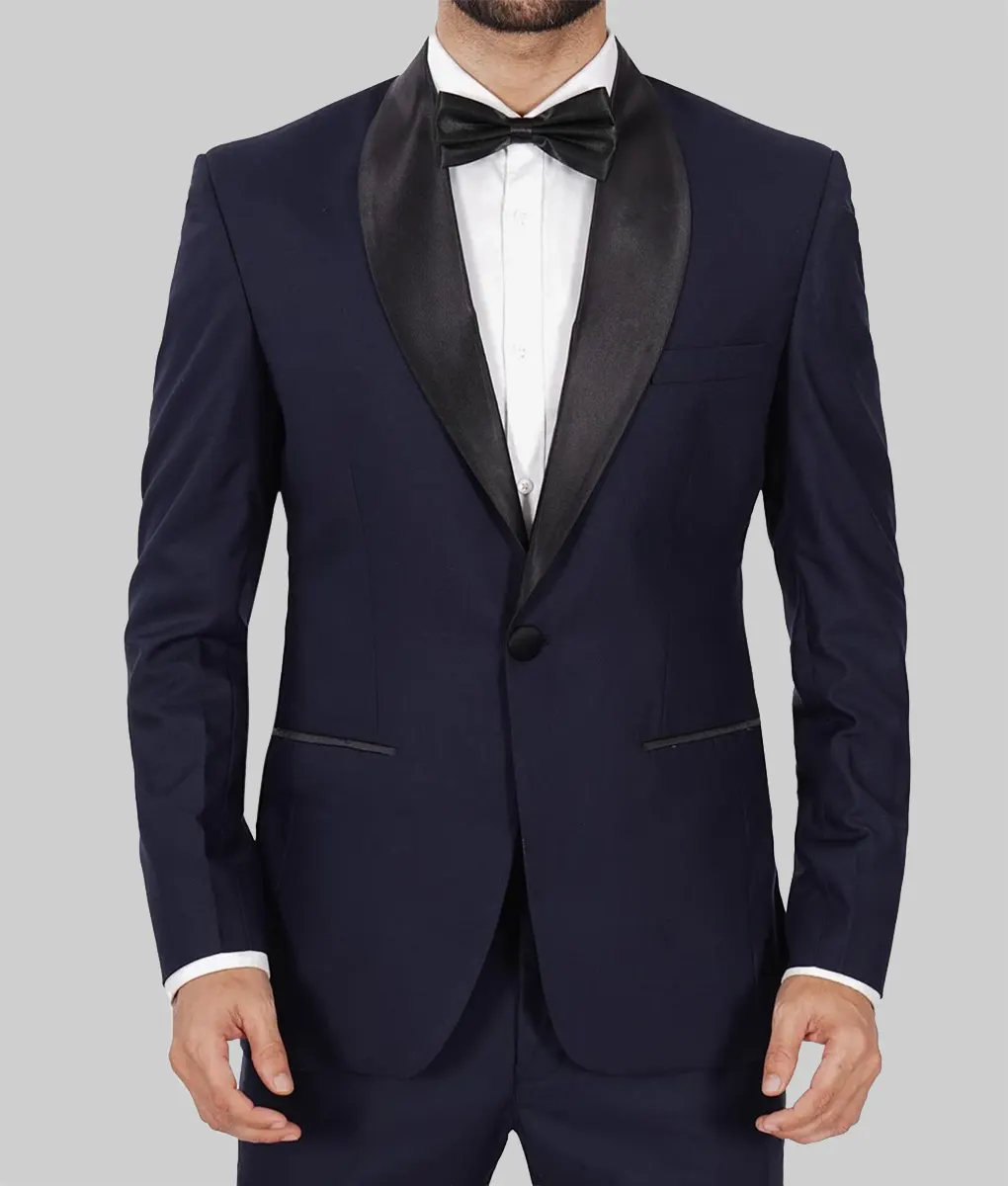 Agent Daniel Craig Midnight Blue Tuxedo | The Leather City