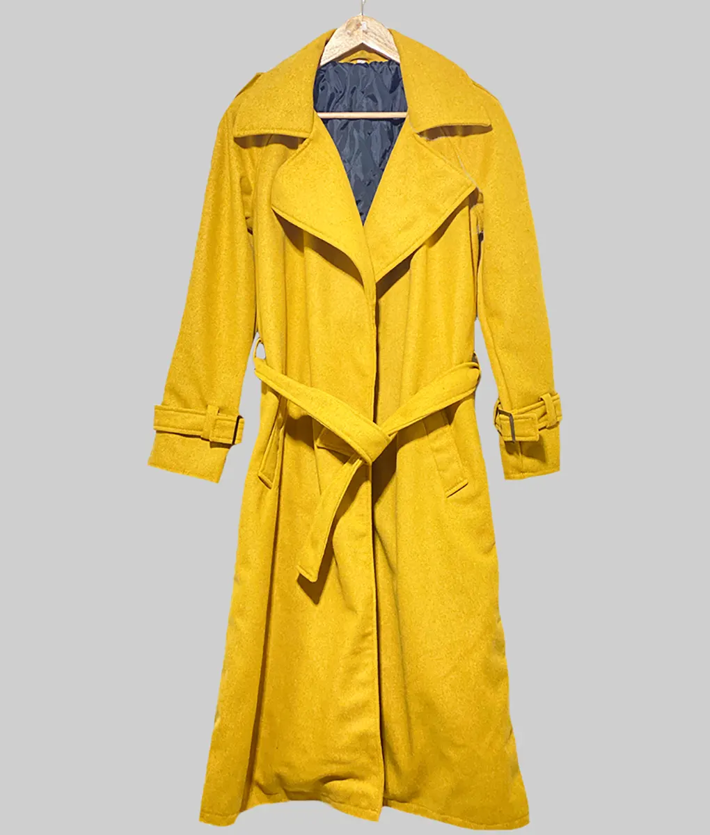 Demi Moore's The Substance Yellow Coat