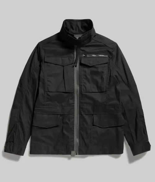 Tracker Jensen Ackles Black Field Jacket | The Leather City