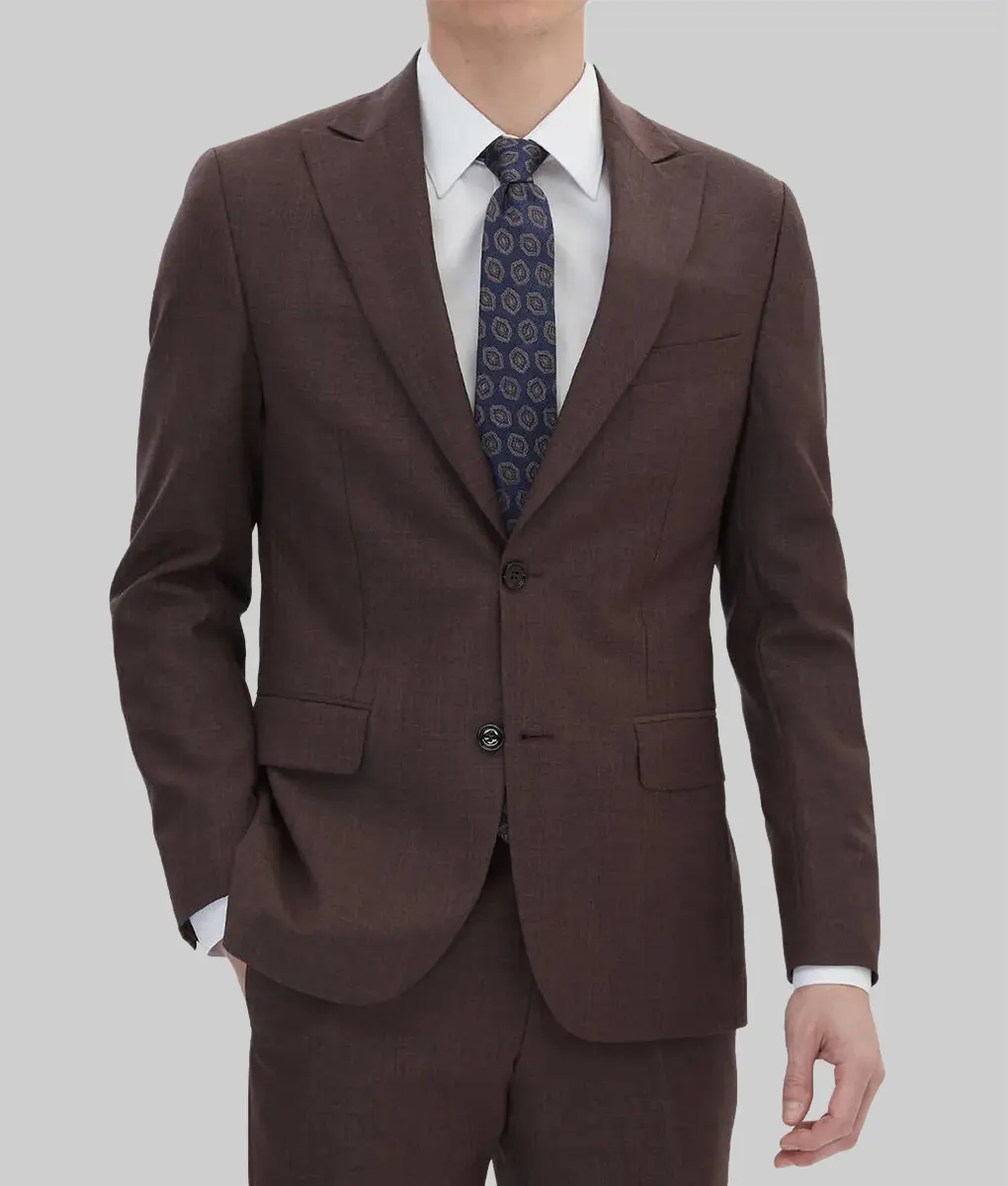 Play Dirty Mark Wahlberg Brown Blazer | The Leather City