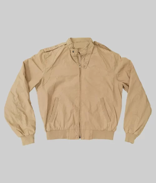 CSI Justin Bieber Brown Cotton Bomber Jacket | The Leather City