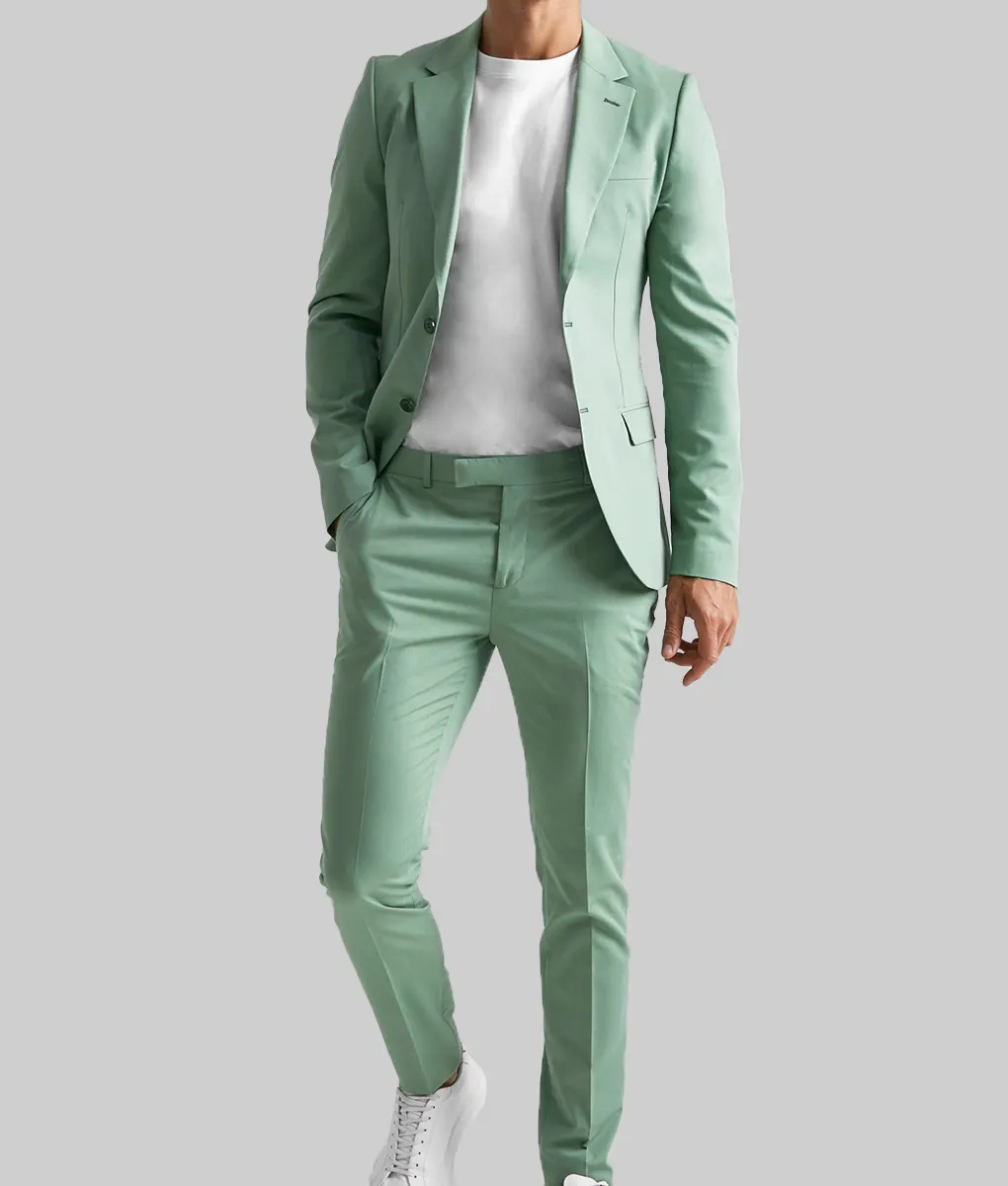 In the Hand of Dante Gerard Butler Green Suit | The Leather City