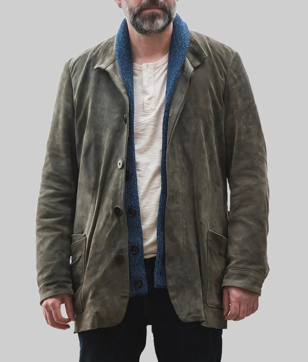 Murder in a Small Town Rossif Sutherland (Karl Alberg) Suede Jacket ...