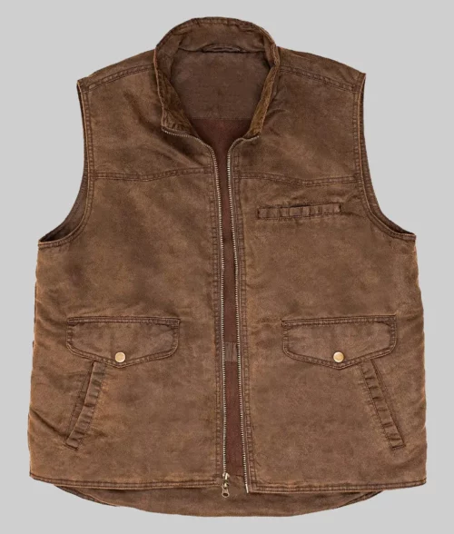 Eddington Pedro Pascal (Ted Garcia) Brown Vest | TLC