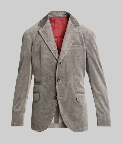 Keanu Reeves Grey Corduroy Blazer | TLC