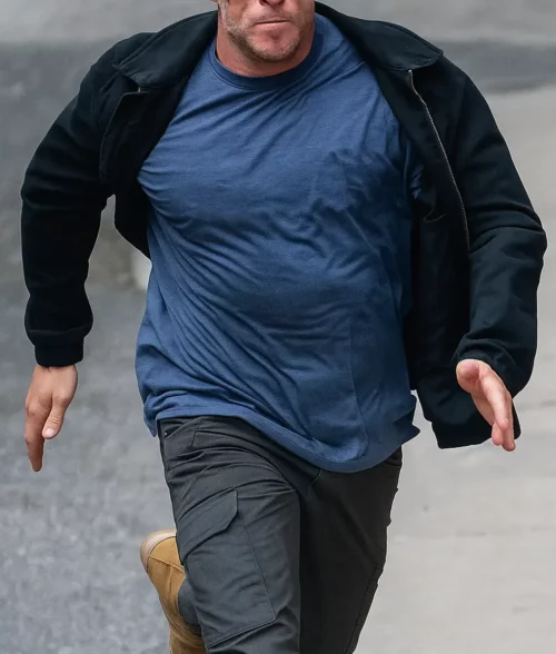 Reacher Season 4 Alan Ritchson Black Cotton Jacket | TLC