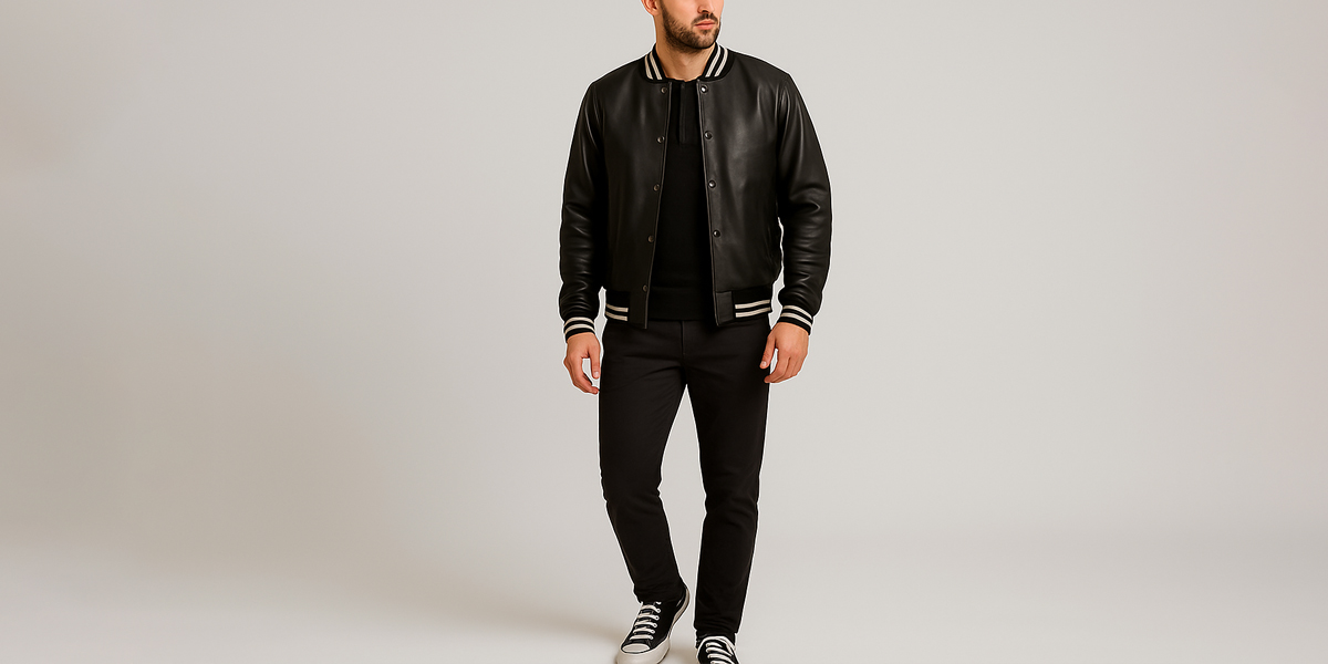 How to Style a Varsity Jacket | The Leather City