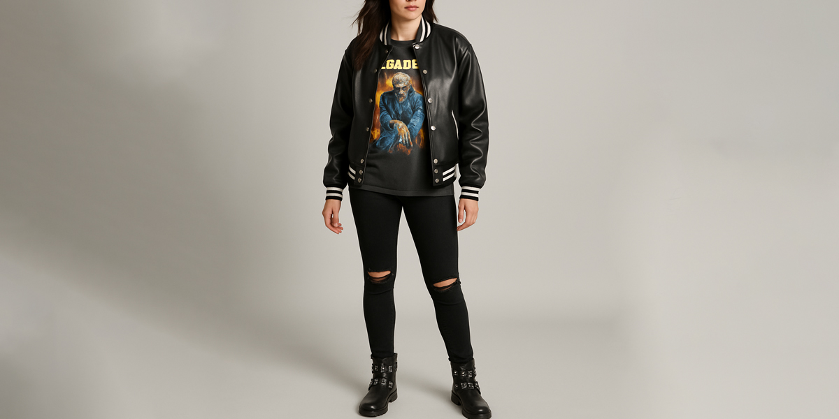 How to Style a Varsity Jacket | The Leather City