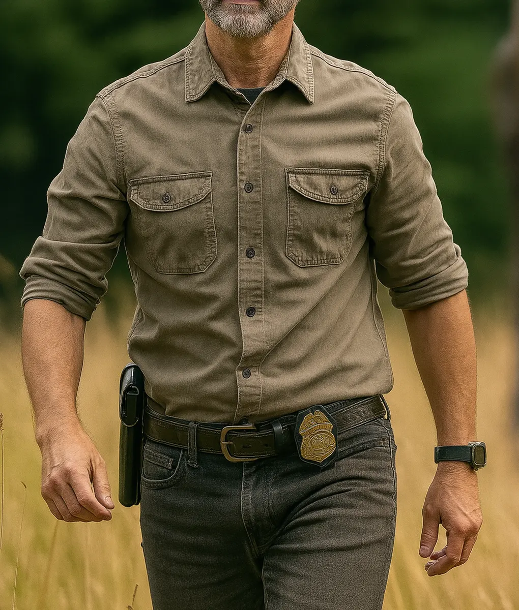 Untamed Eric Bana (Kyle Turner) Brown Shirt | TLC