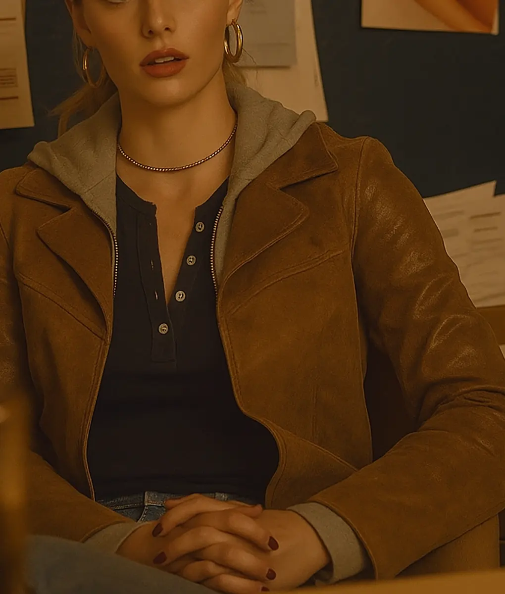 Eenie Meanie Samara (Edie) Weaving Distressed Leather Jacket | TLC