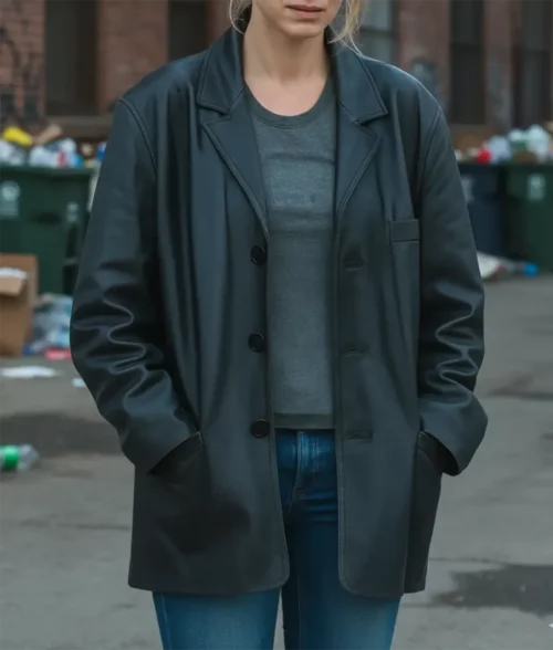 All of You Imogen Poots (Laura) Black Short Coat | TLC