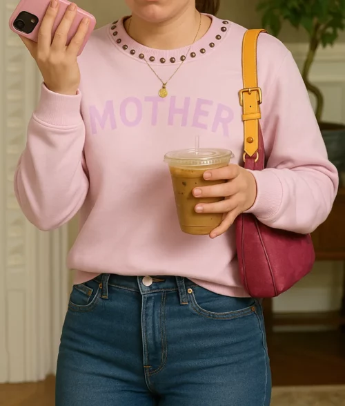 Millie Bobby Brown Mother Print Sweatshirt | TLC