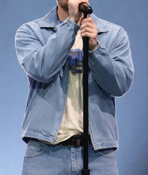 Jingle Ball 2025 Alex Warren Denim Bomber Jacket | TLC