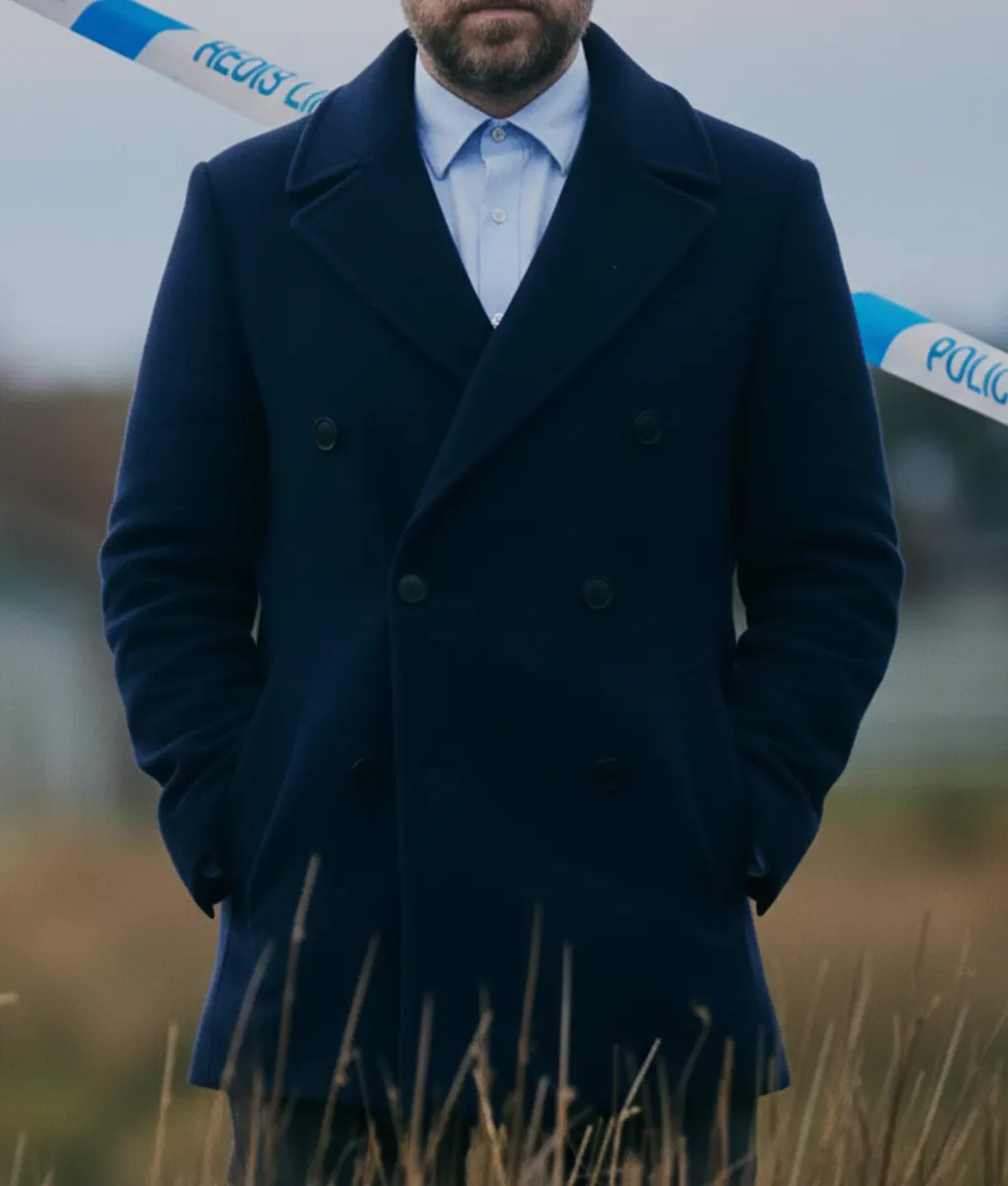 Under Salt Marsh Rafe Spall (Eric Bull) Peacoat | TLC